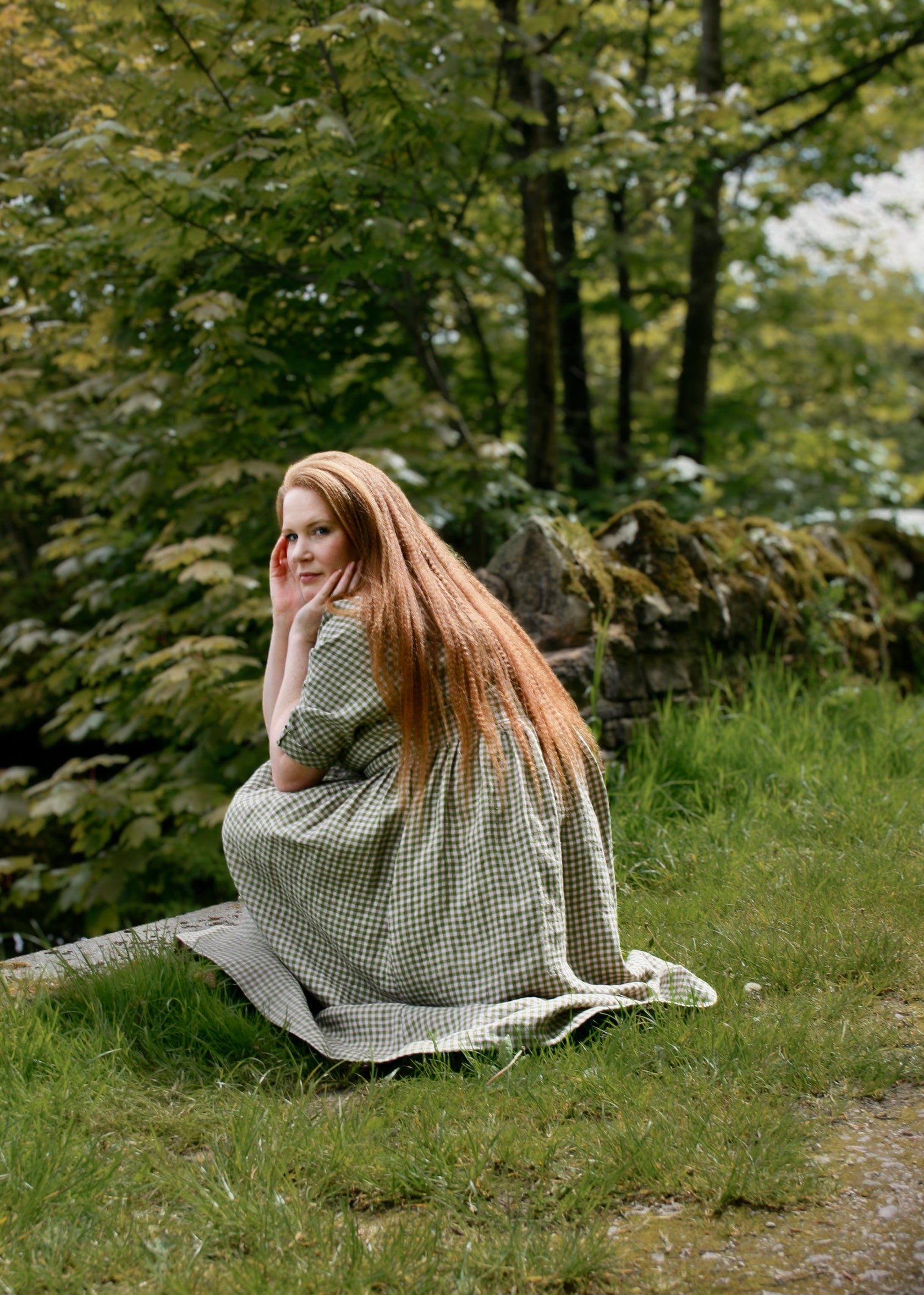 Helen | Handmade Sustainable linen dress UK | Withnell